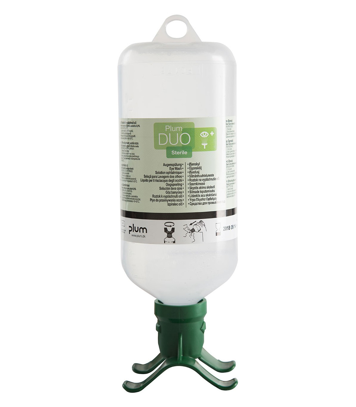 Botella lavaojos portátil 1.000ml DUO lavado lesiones mecánicas - EW05 ...