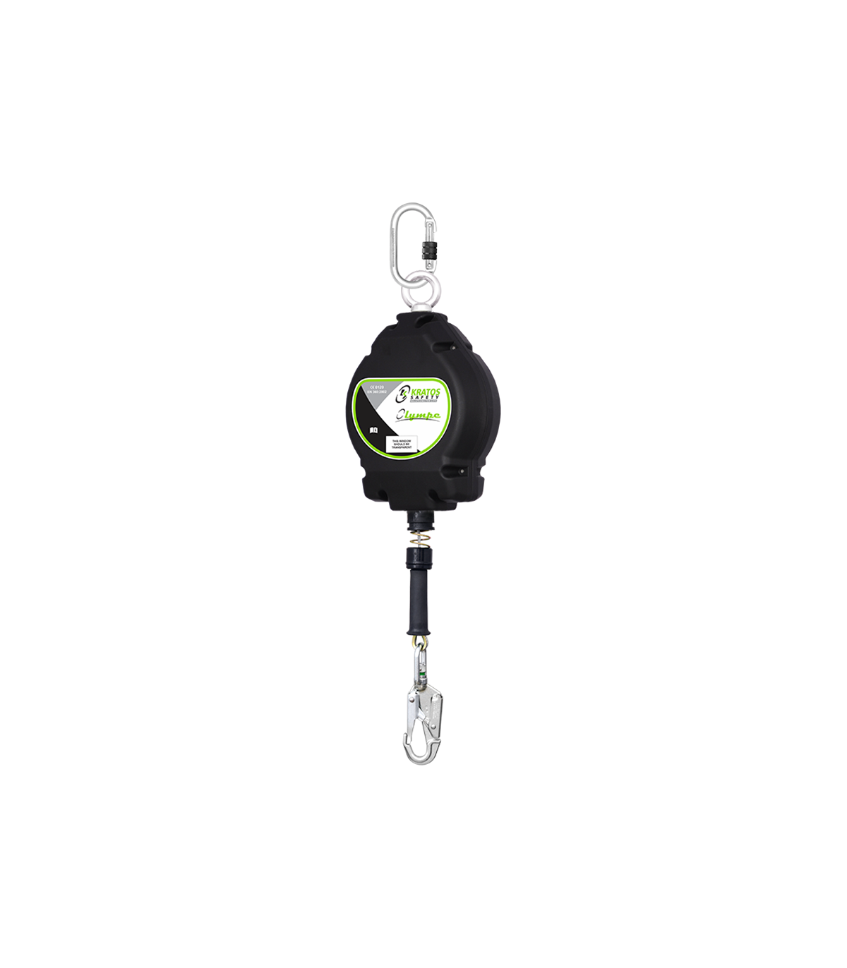 OLYMPE cable, anticaída retráctil con cárter de aluminio.