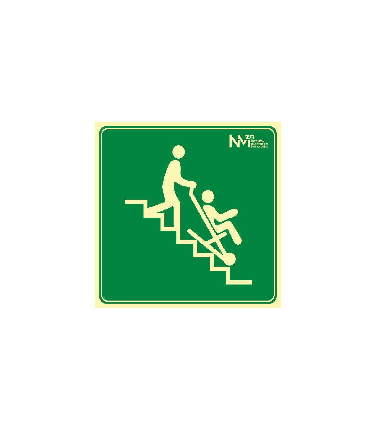 "Evacuation Chair" sign