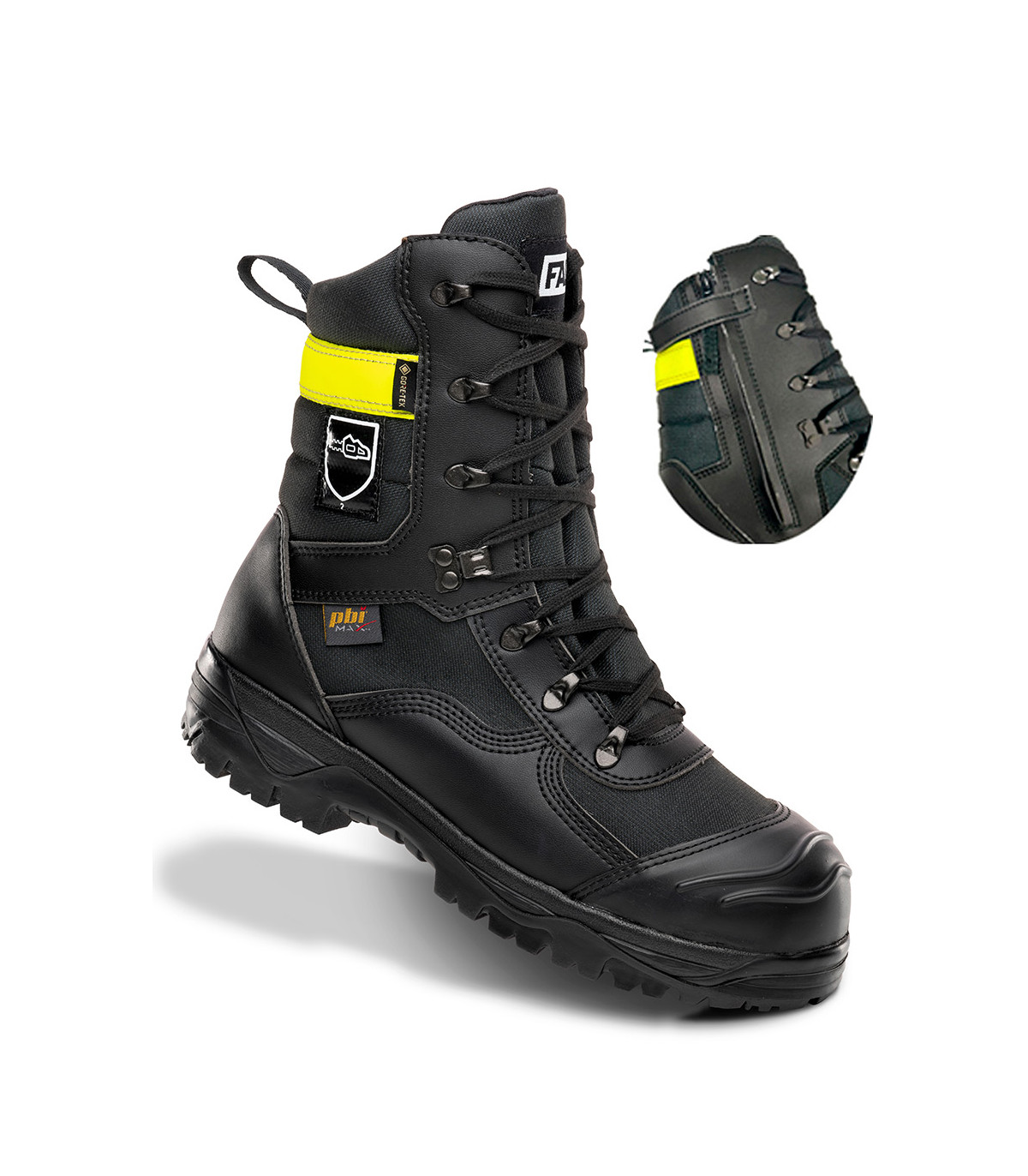 Botas De Bombero Para Hombre Bota Para Bombero Caña Media Deltaplus