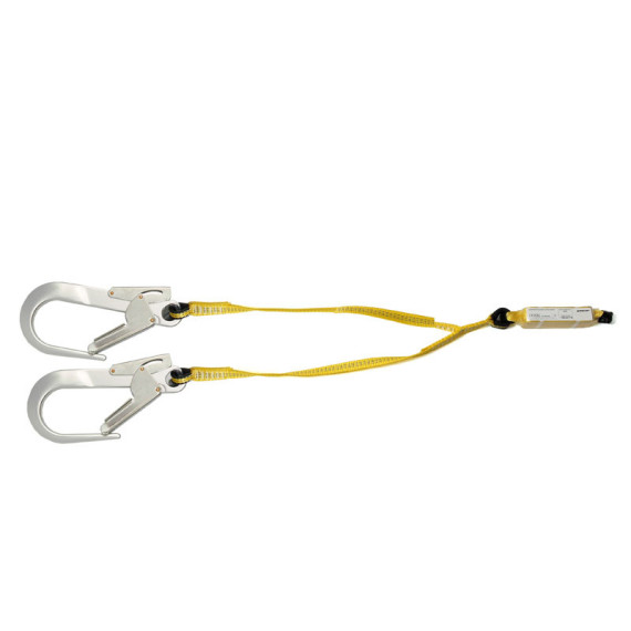 Doppio nastro 1,82 m, con assorbitore e 2 carabiners 80113J safetop