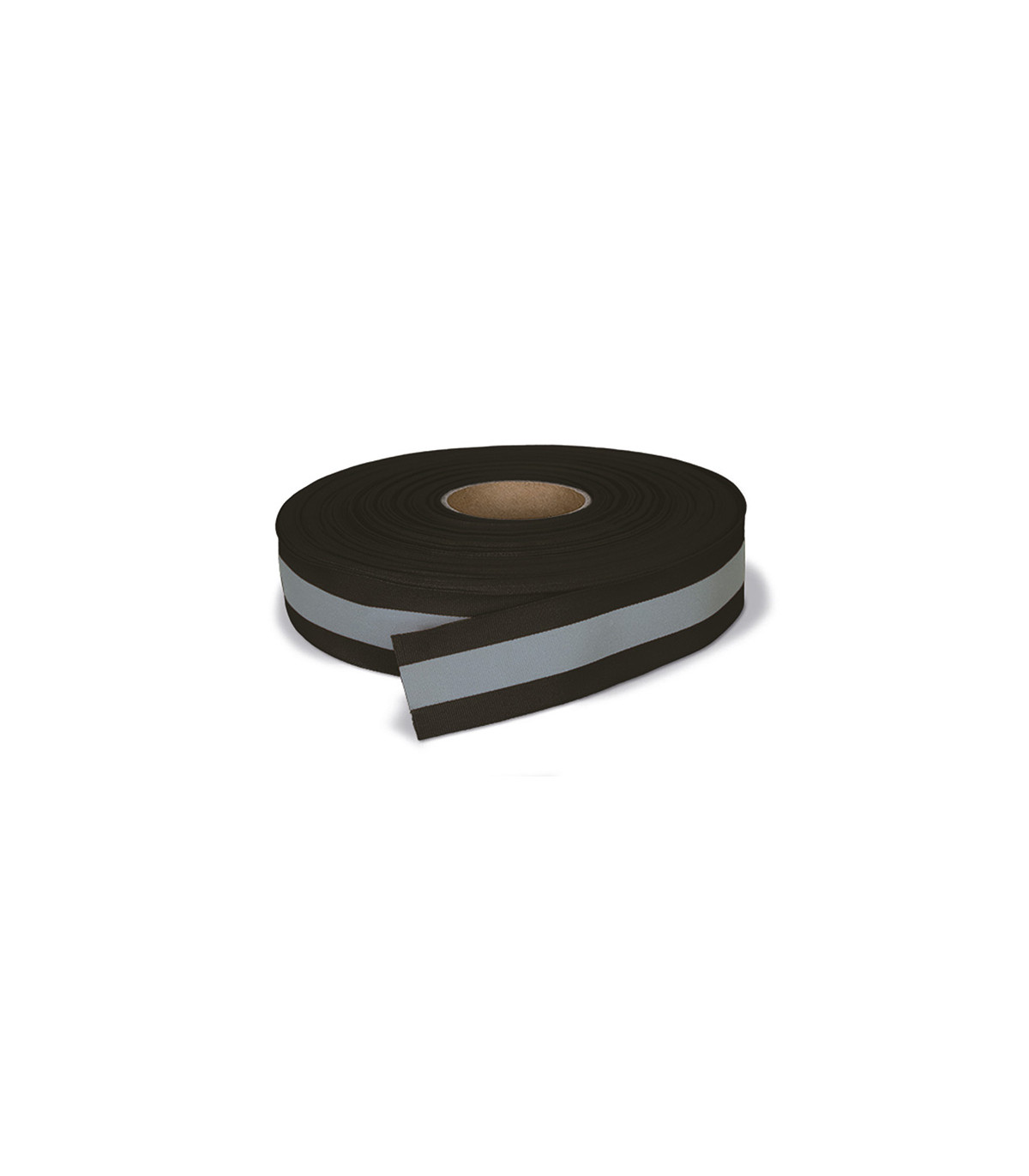 Bicolor retroreflective sewing tape VALENTO Amber. High visibility tape ...