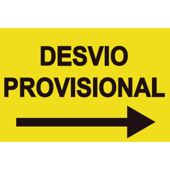 Señales Viales PVC Desvio Provisional Der skrc, comprar online