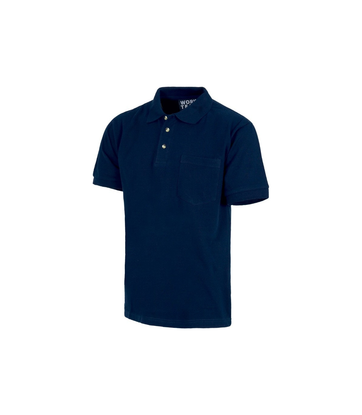 Industrial polo shirt with sleeve adjustment WORKTEAM S6507 100% cotton