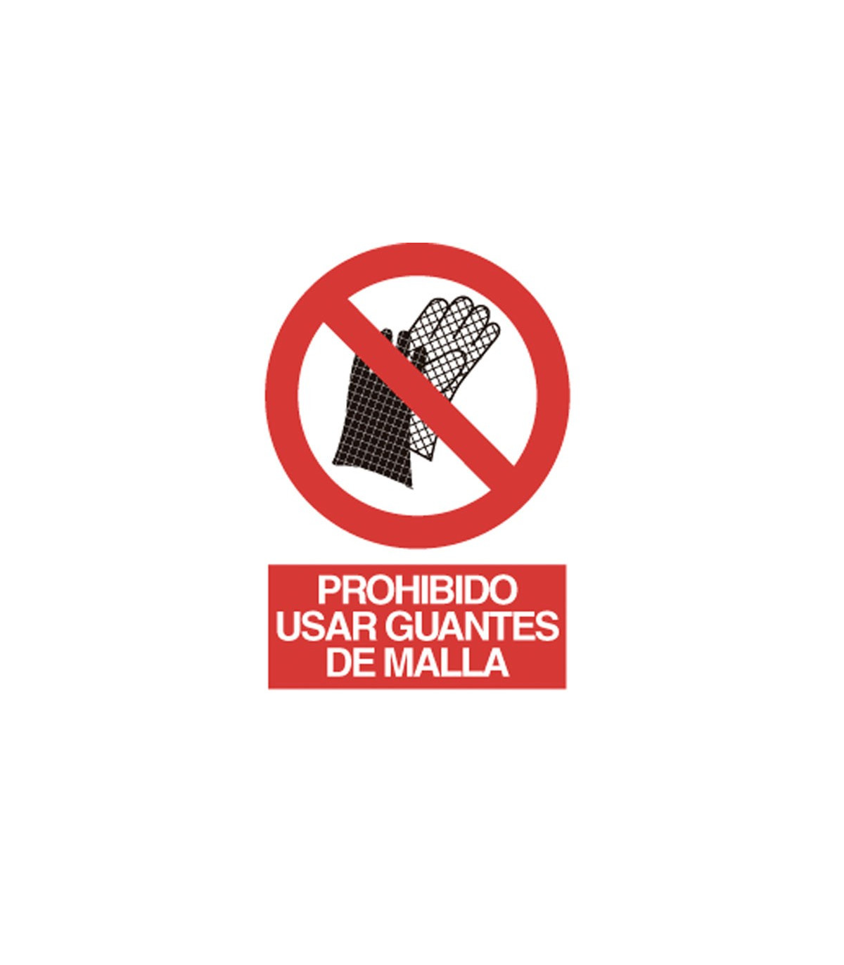 COFAN skrc mesh gloves prohibited sign