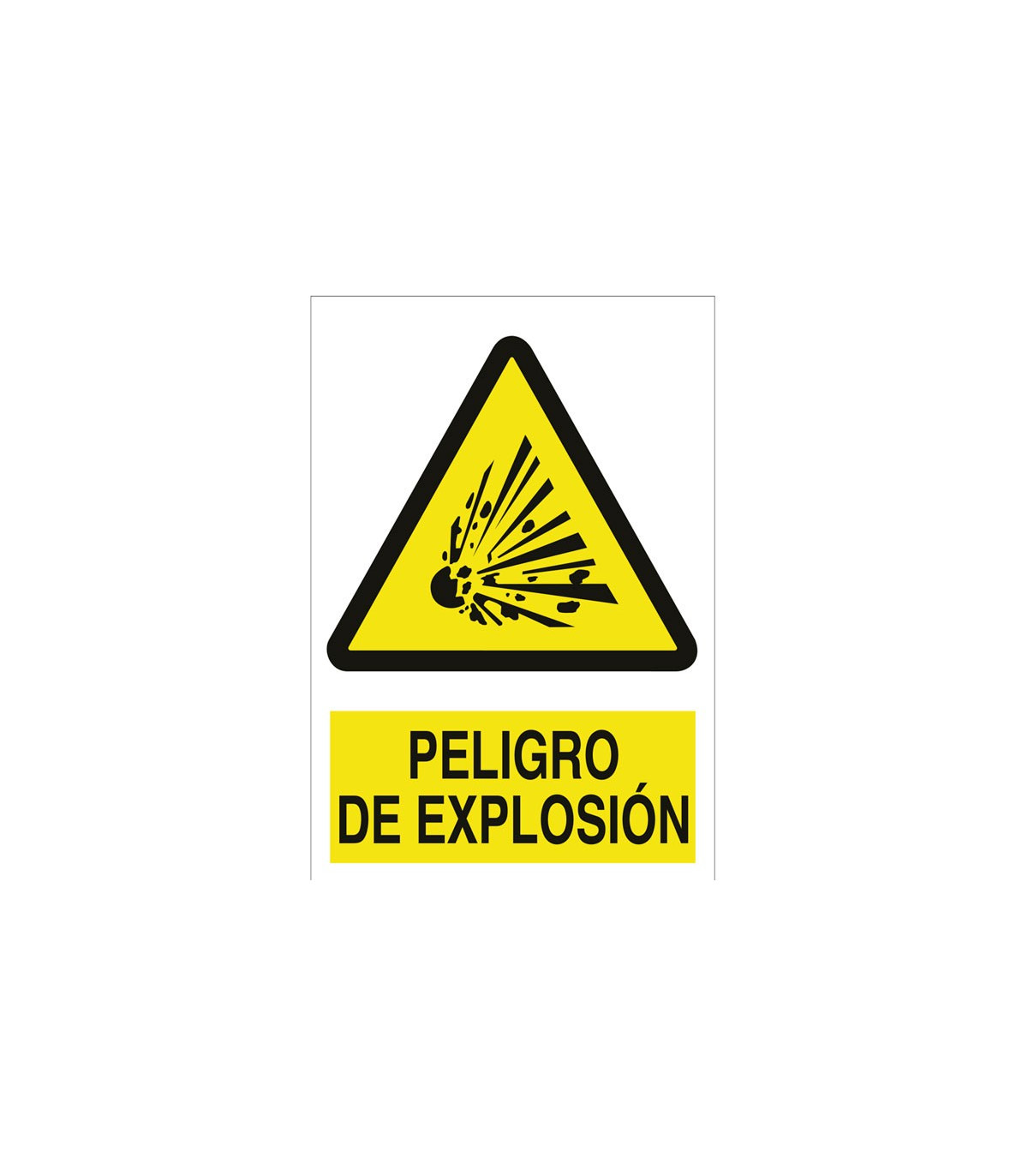 Señal advertencia Peligro de explosión COFAN, comprar online