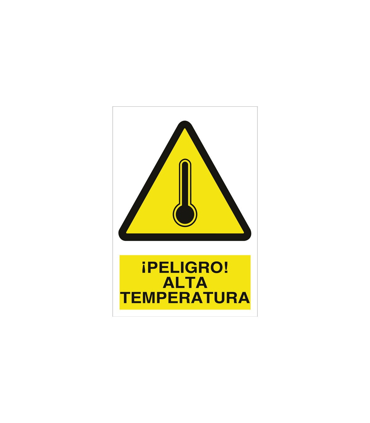 Signal d'avertissement et danger à haute température COFAN