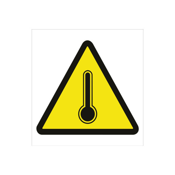 Signe d'avertissement de danger haute température Cofan