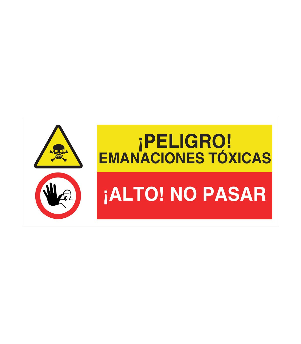 Safety signal toxic emanations, high no pass cofan