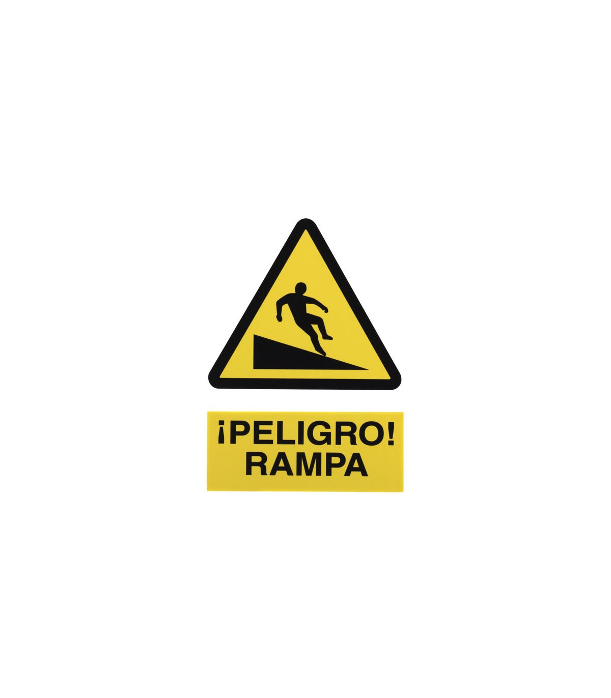 Señal industrial de advertencia Peligro Rampa COFAN, comprar online