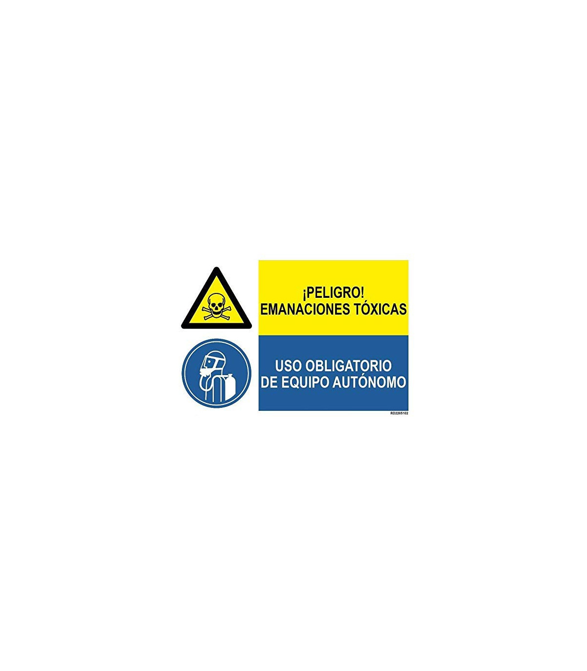 Hazard signal Toxic emanations, mandatory use of Sales Autonomous Equipment