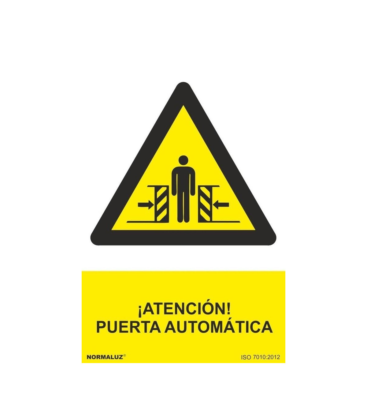 Attention au signal ! Porte automatique, avec encre UV SEKURECO