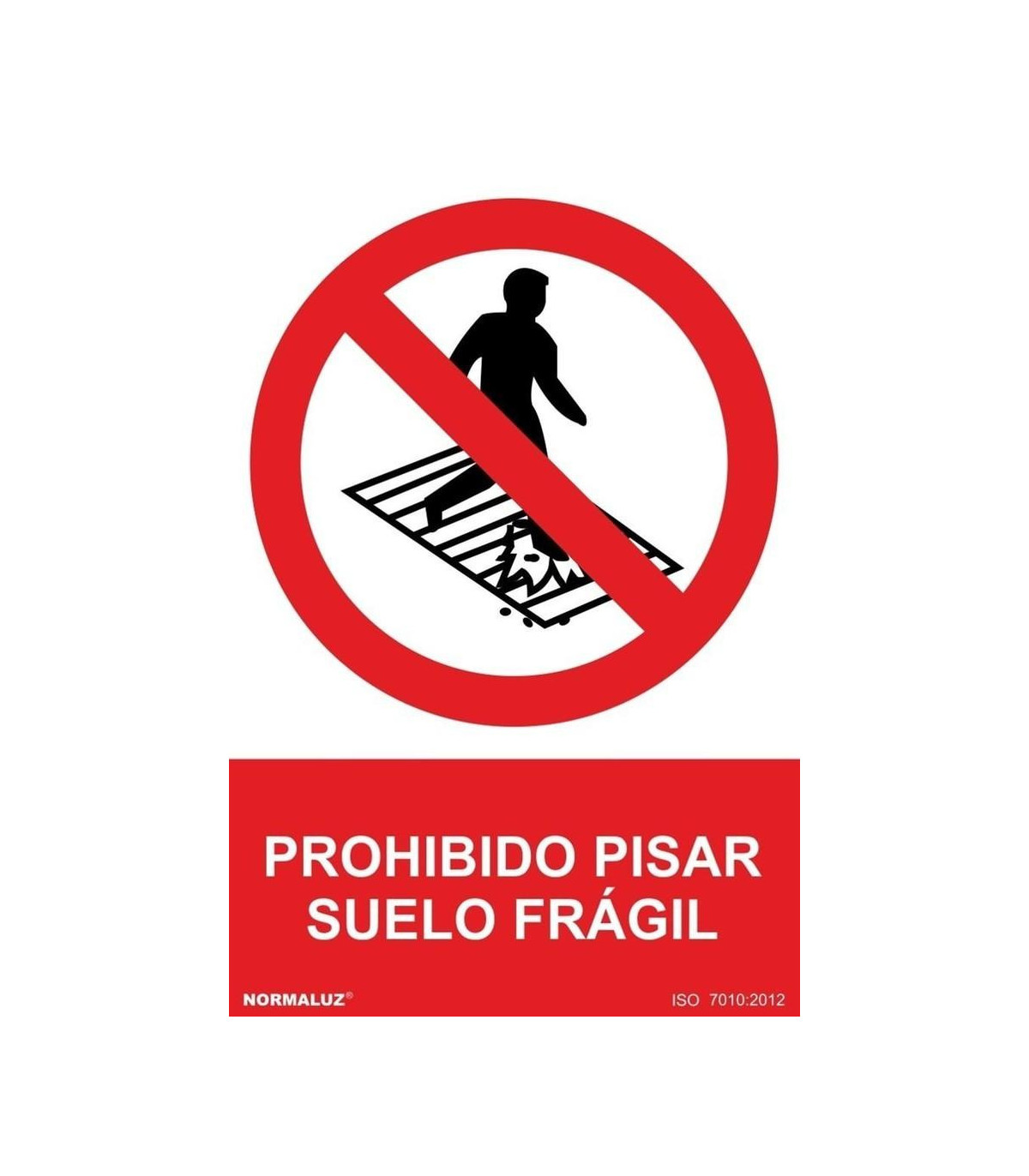 No stepping sign, fragile floor SEKURECO skrc