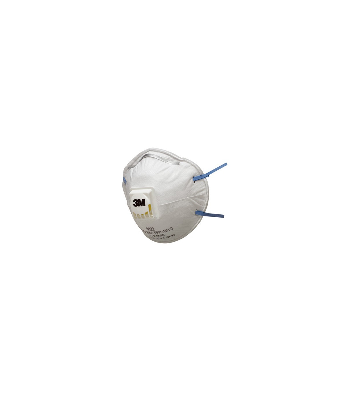 Mascarilla 3M 8822 FFP2 NR D 8822 con válvula de exhalación (10 uds) 3M ...