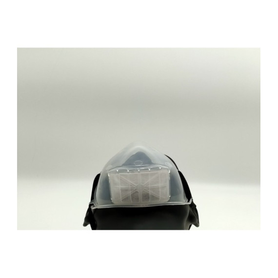 Mascarilla reutilizable transparente homologada higiénica + 10 filtros ...