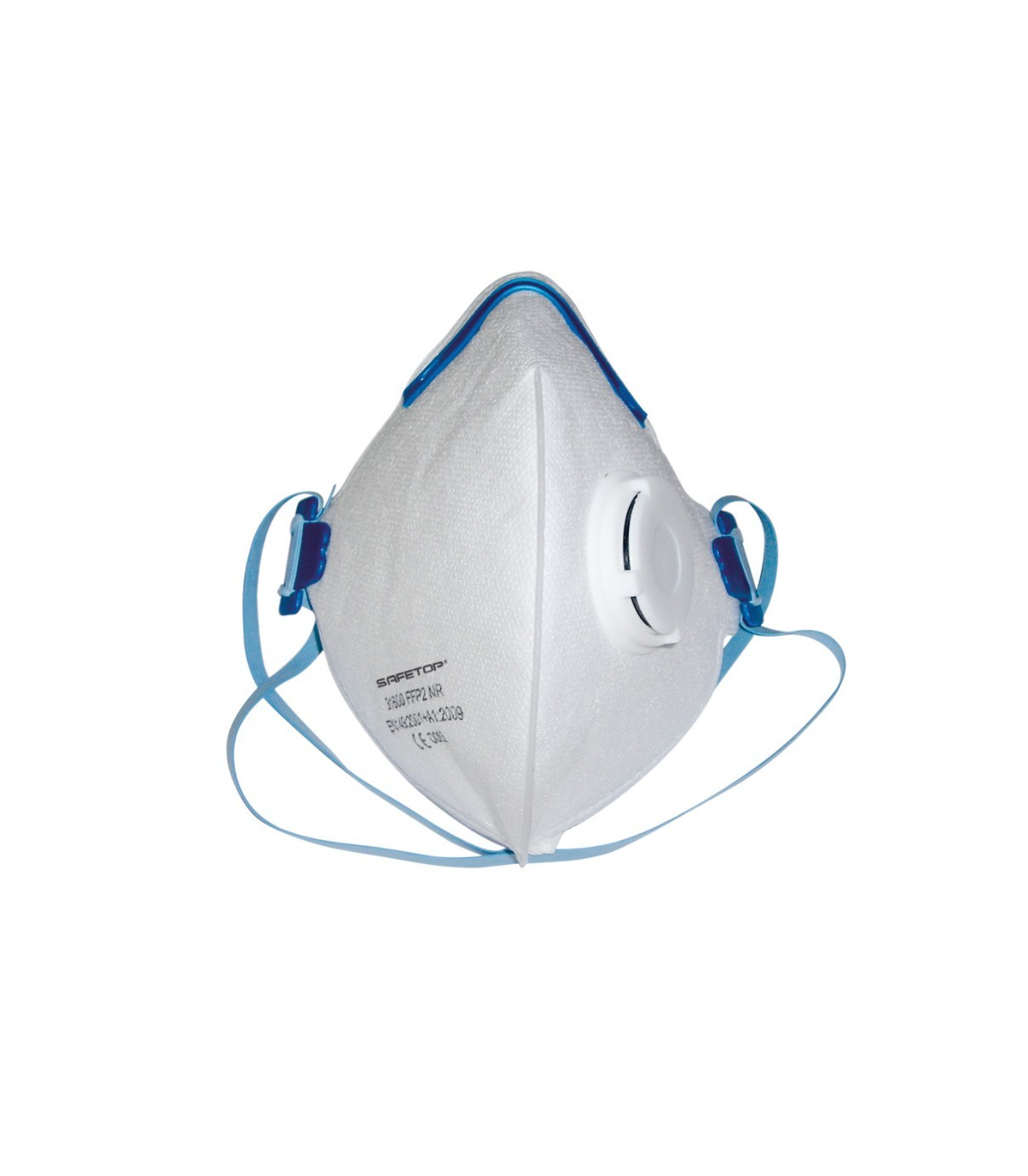Box of 12 Disposable Ffp2 Nr Vertical Masks with Valve