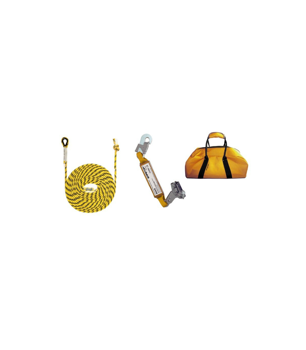 Kit de linha de vida vertical em várias medidas com altochut e bolsa ...