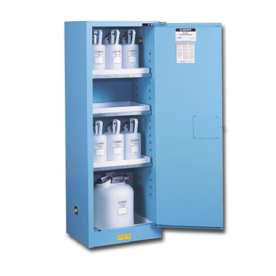 Safety cabinet for acids and corrosives with 3 shelves 86 L ECOSAFE