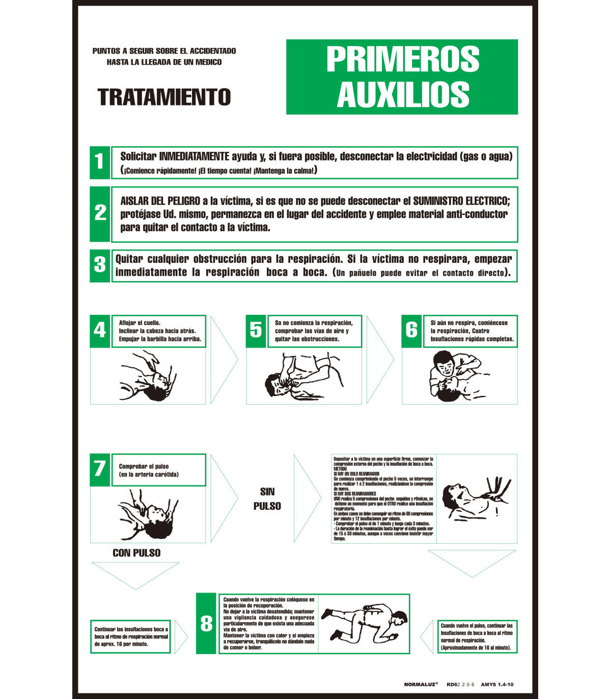 First aid electrical sector signage 400 x 600 mm SEKURECO skrc