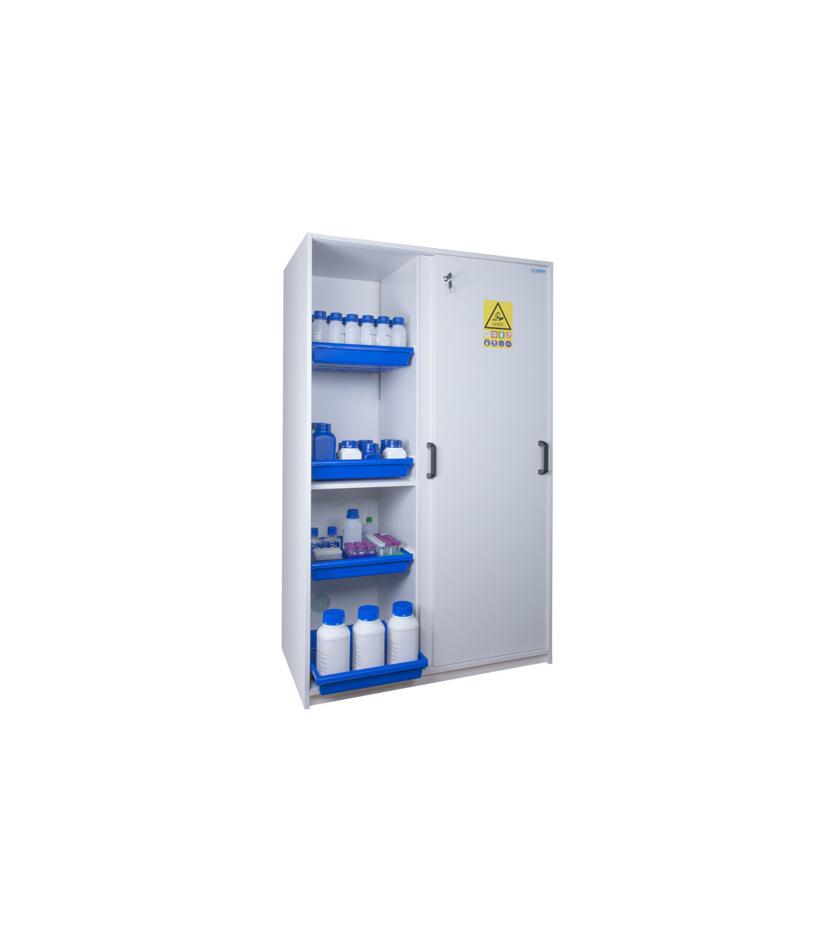 High-safe corrosion-resistant PVC for acids and bases 220 L ECOSAFE for ...