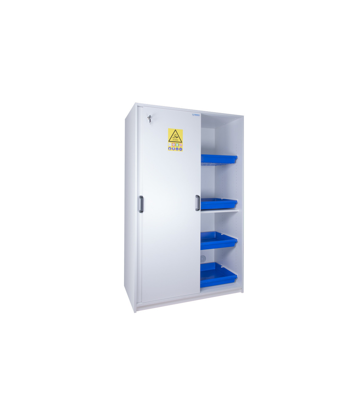 High-safe corrosion-resistant PVC for acids and bases 220 L ECOSAFE for ...