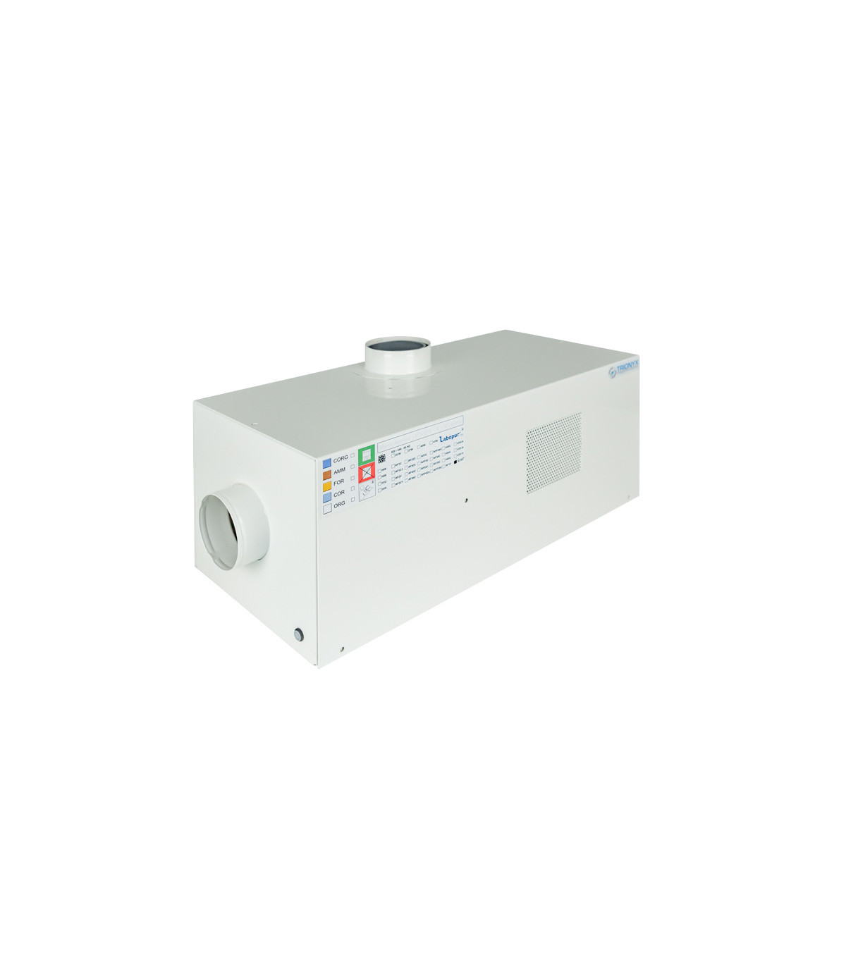 Ventilation box in steel with air flow ATEX CE II 3 / G ECOSAFE