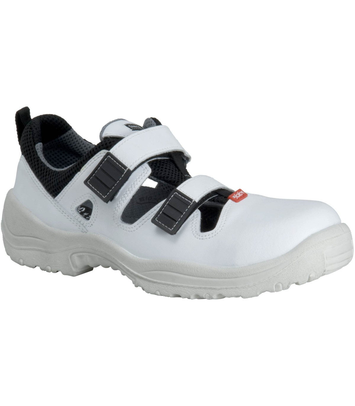Protective sandal, toe material aluminum, plastic shaft, PU sole, upper ...