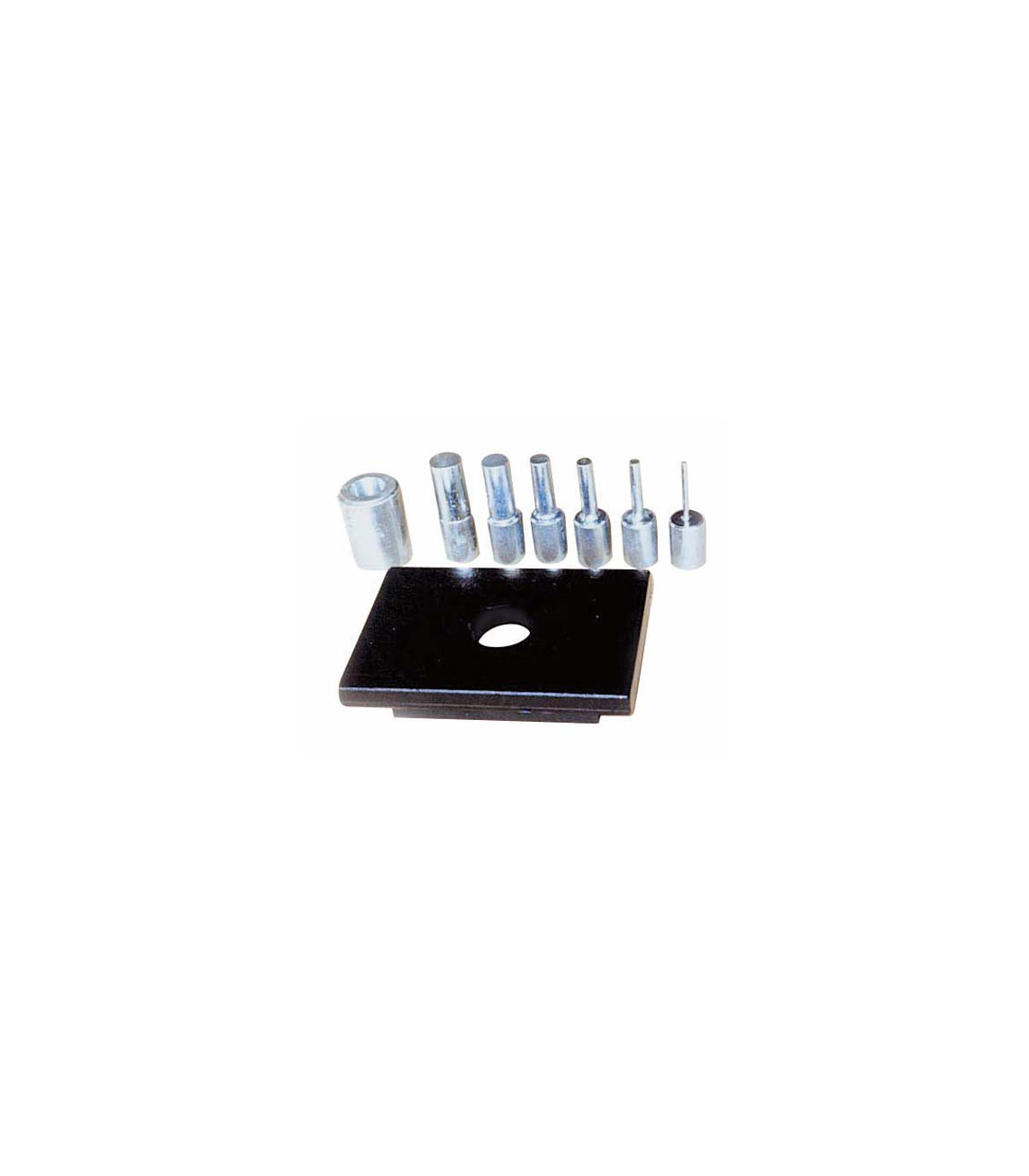 Kit de mandril de presión de 6 piezas con placa perforada METALLKRAFT ...