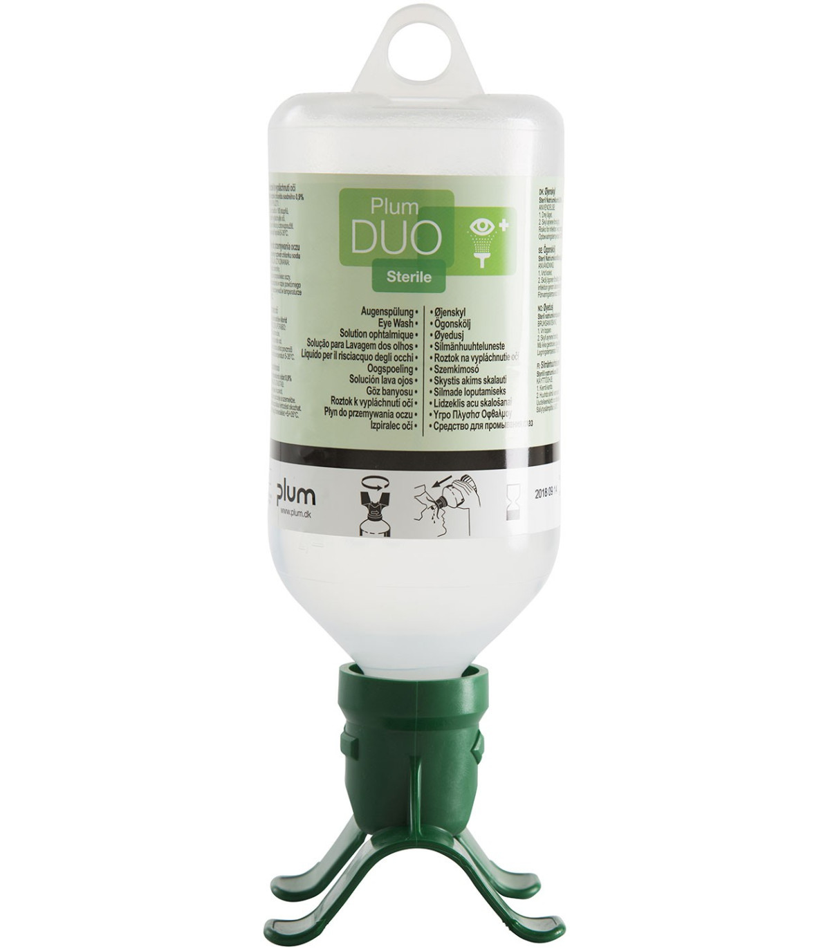 Botella lavaojos emergencia 500ml DUO lavado lesiones mecánicas - EW04 ...